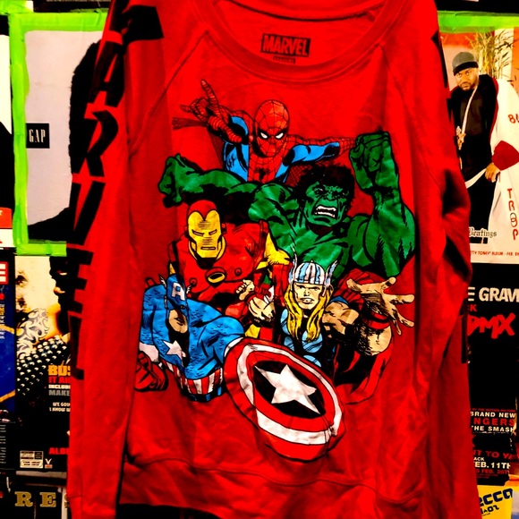 Marvel | Sweaters | Marvel Long Sleeve | Poshmark